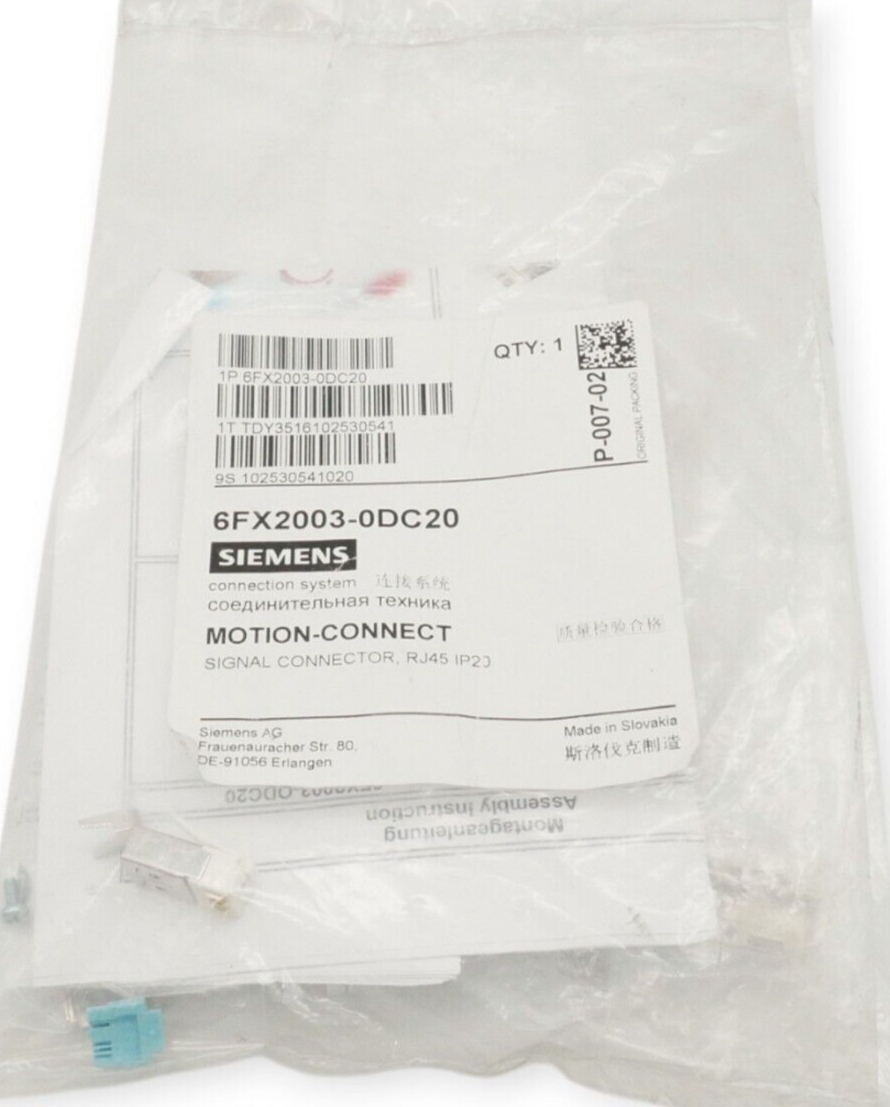 Siemens 6FX2003-0DC20 Signalstecker – Happy-Tools.de